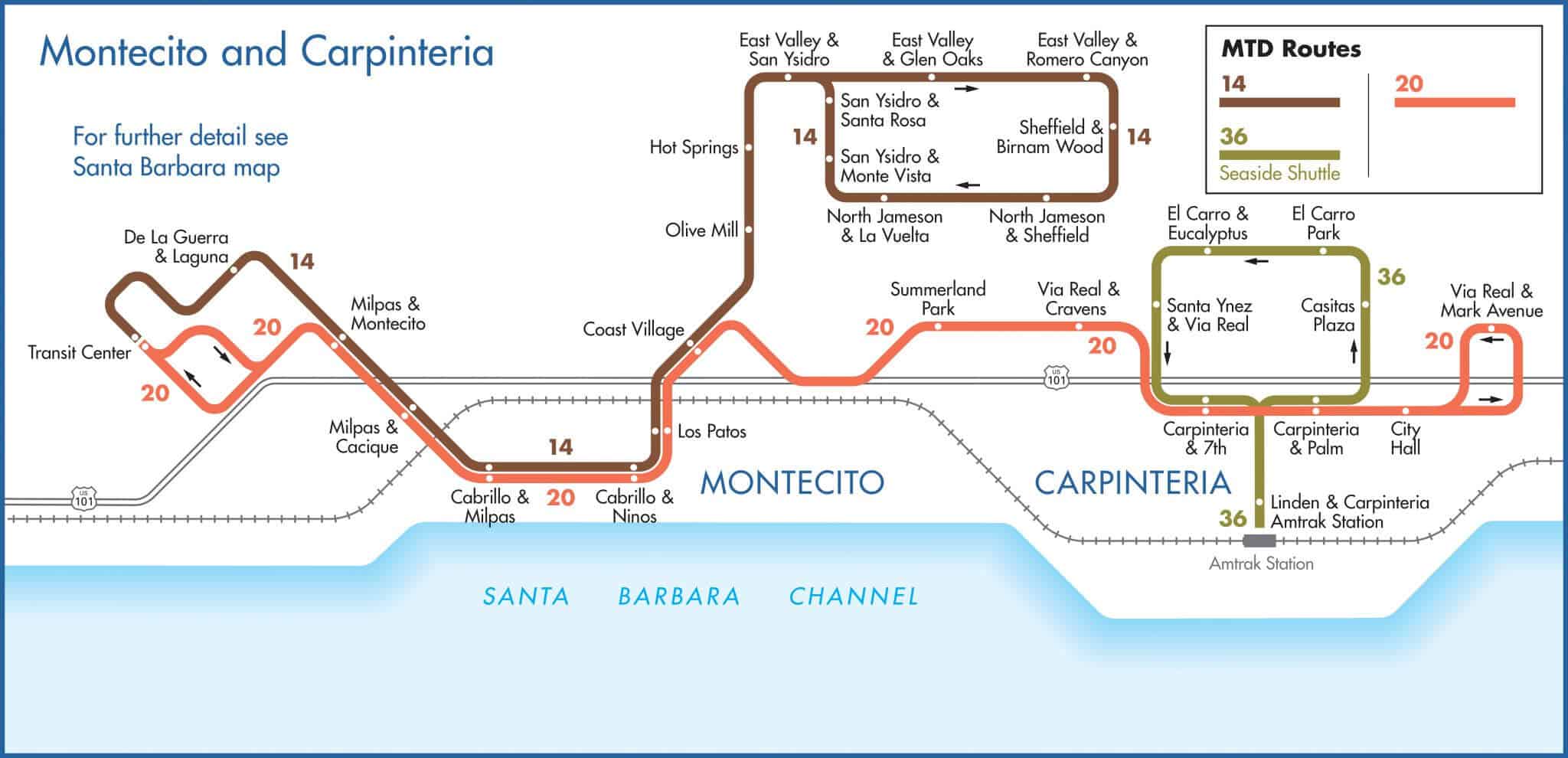 Maps & Schedules – Santa Barbara MTD