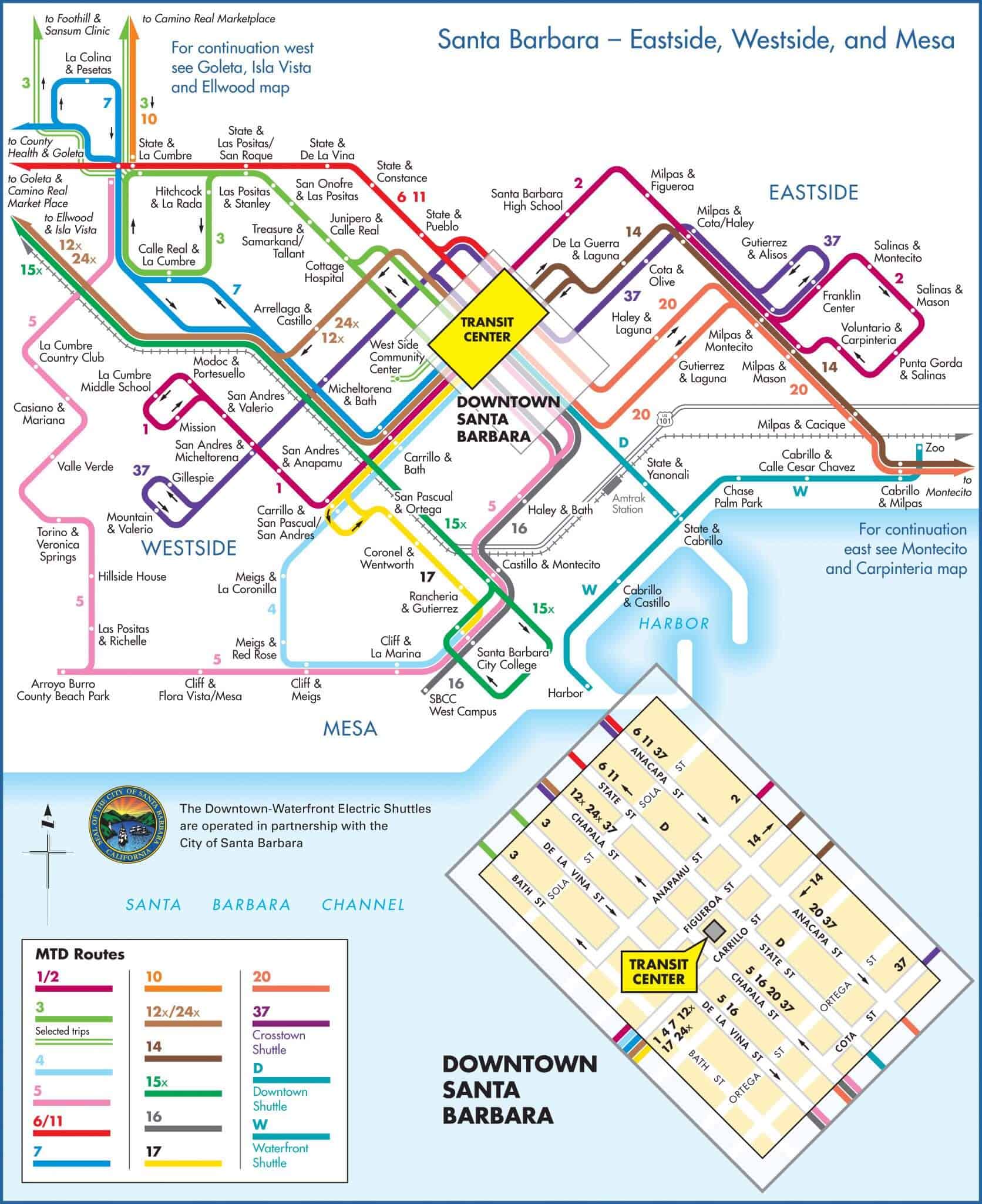 Maps & Schedules – Santa Barbara MTD