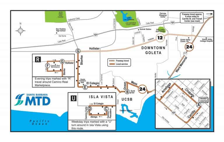 Line 24x – UCSB Express – Santa Barbara MTD