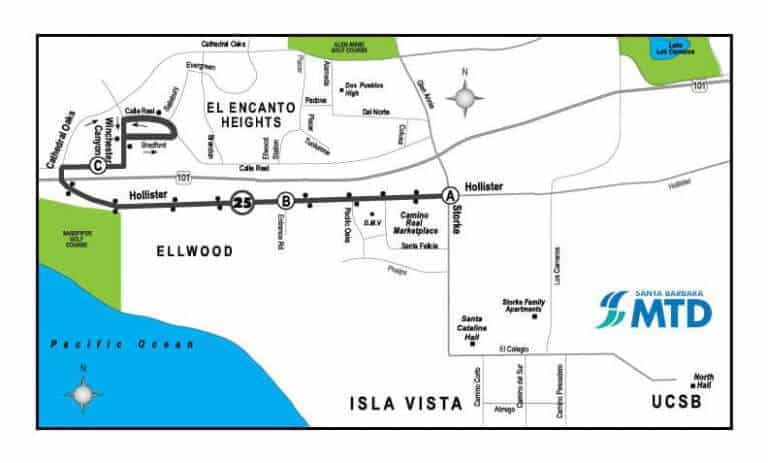 Line 25 – Ellwood / Winchester Canyon – Santa Barbara MTD