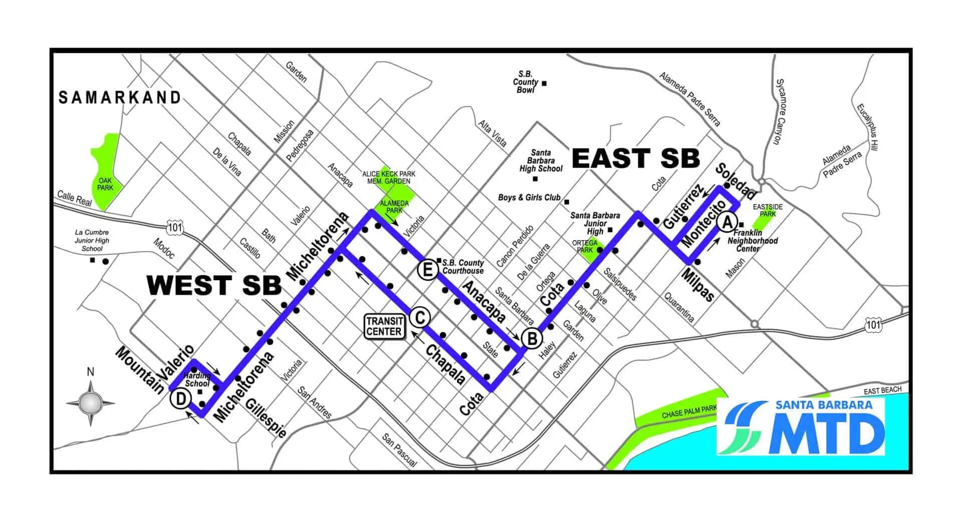 Lines – Santa Barbara MTD