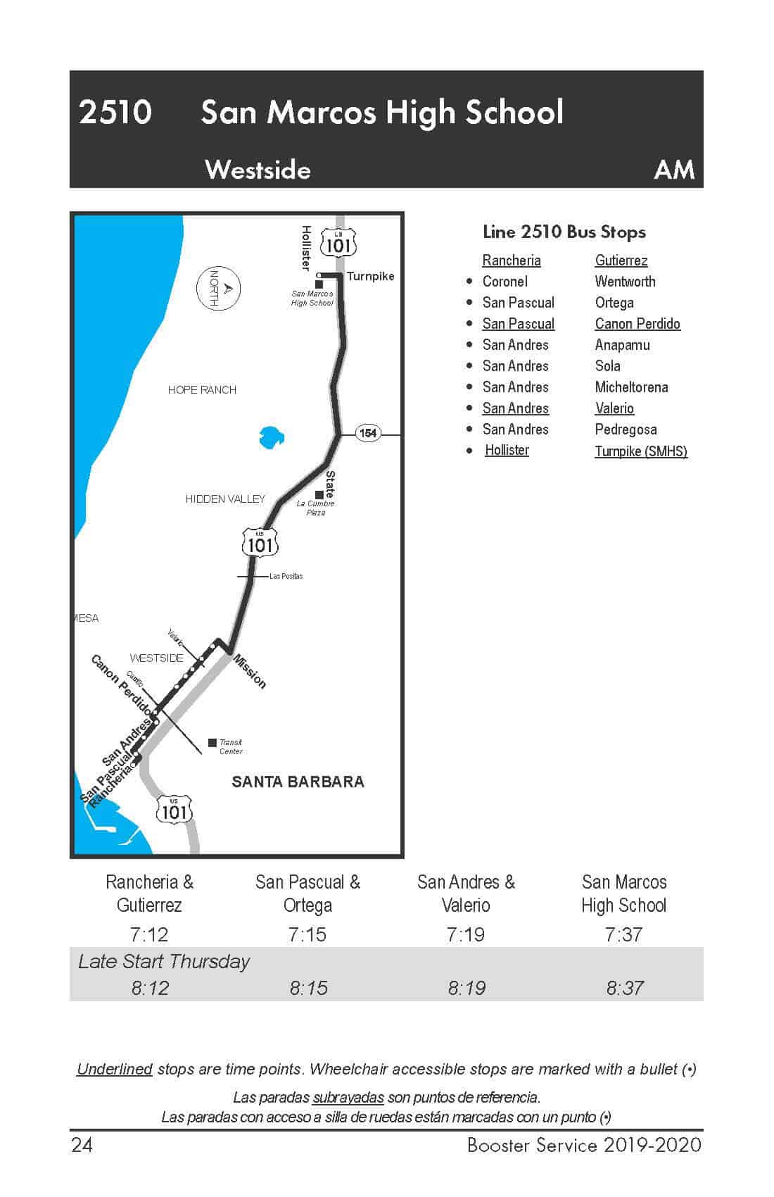 Booster Services – Santa Barbara MTD