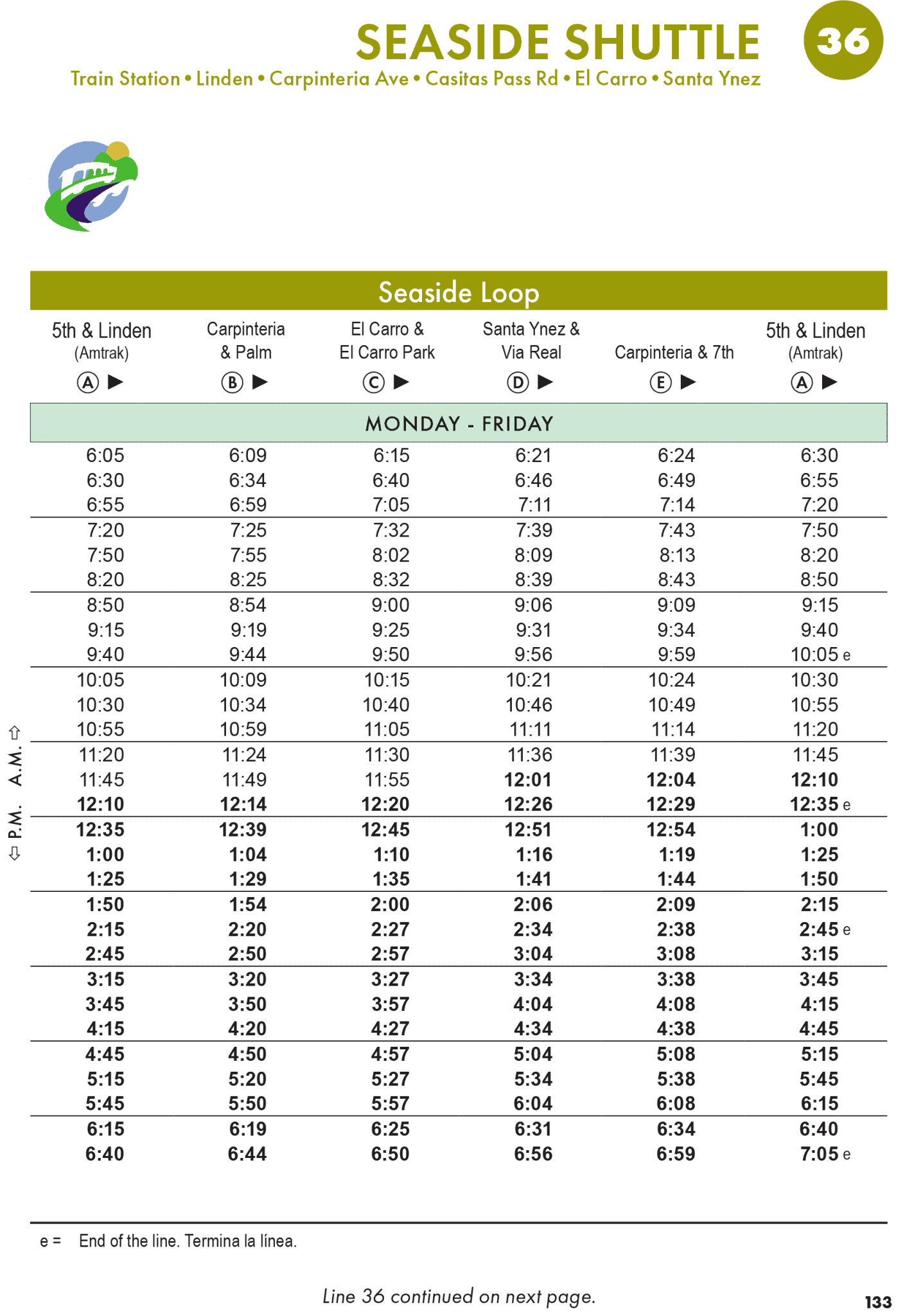 Lines – Santa Barbara MTD