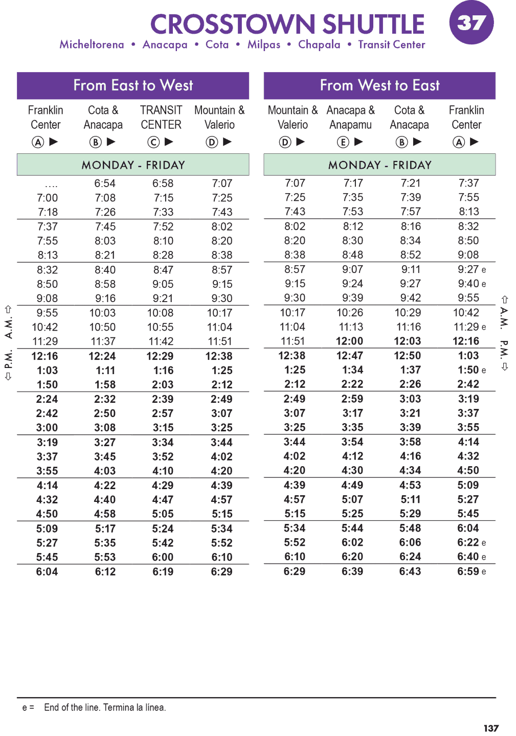 Lines – Santa Barbara MTD