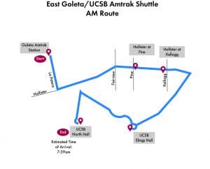 PACIFIC SURFLINER TRAIN FIRST/LAST MILE SHUTTLE ROUTE NOW SERVING UCSB ...