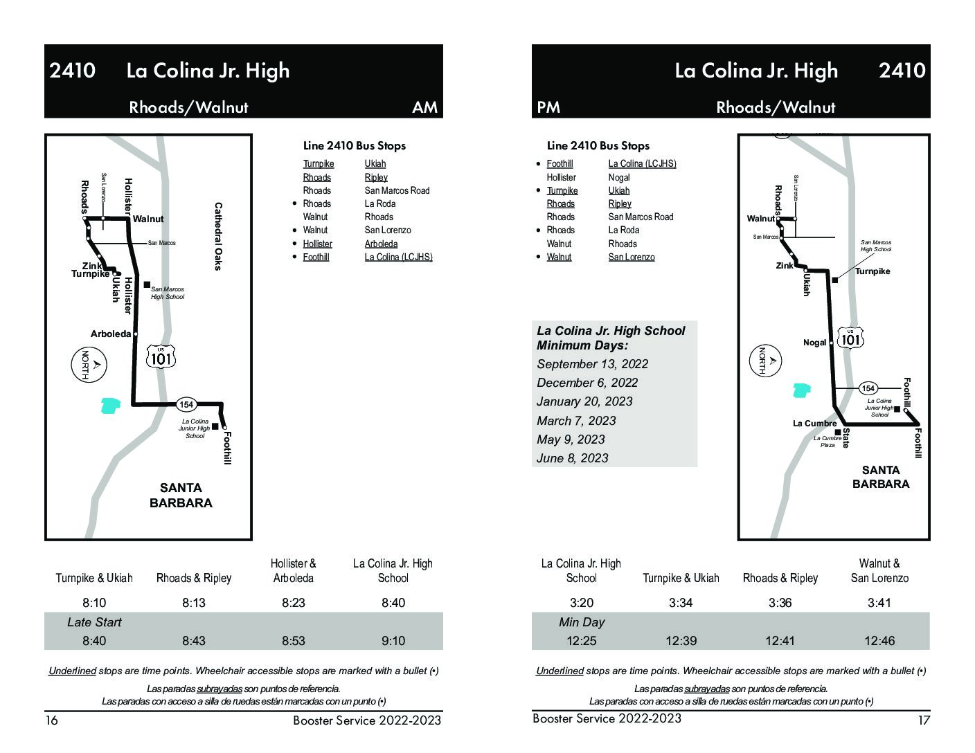 La Colina JR High – Santa Barbara MTD