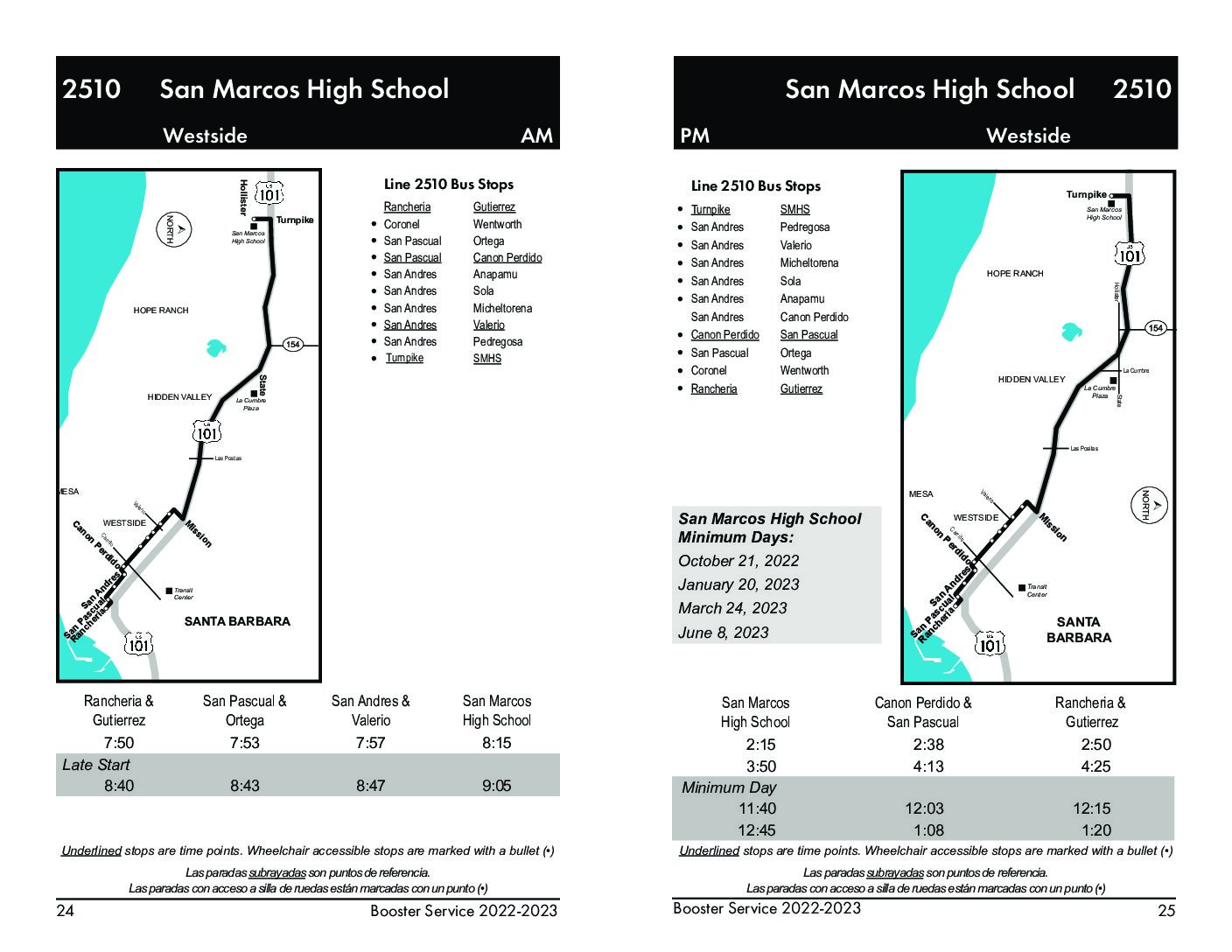 San Marcos HS – Santa Barbara MTD