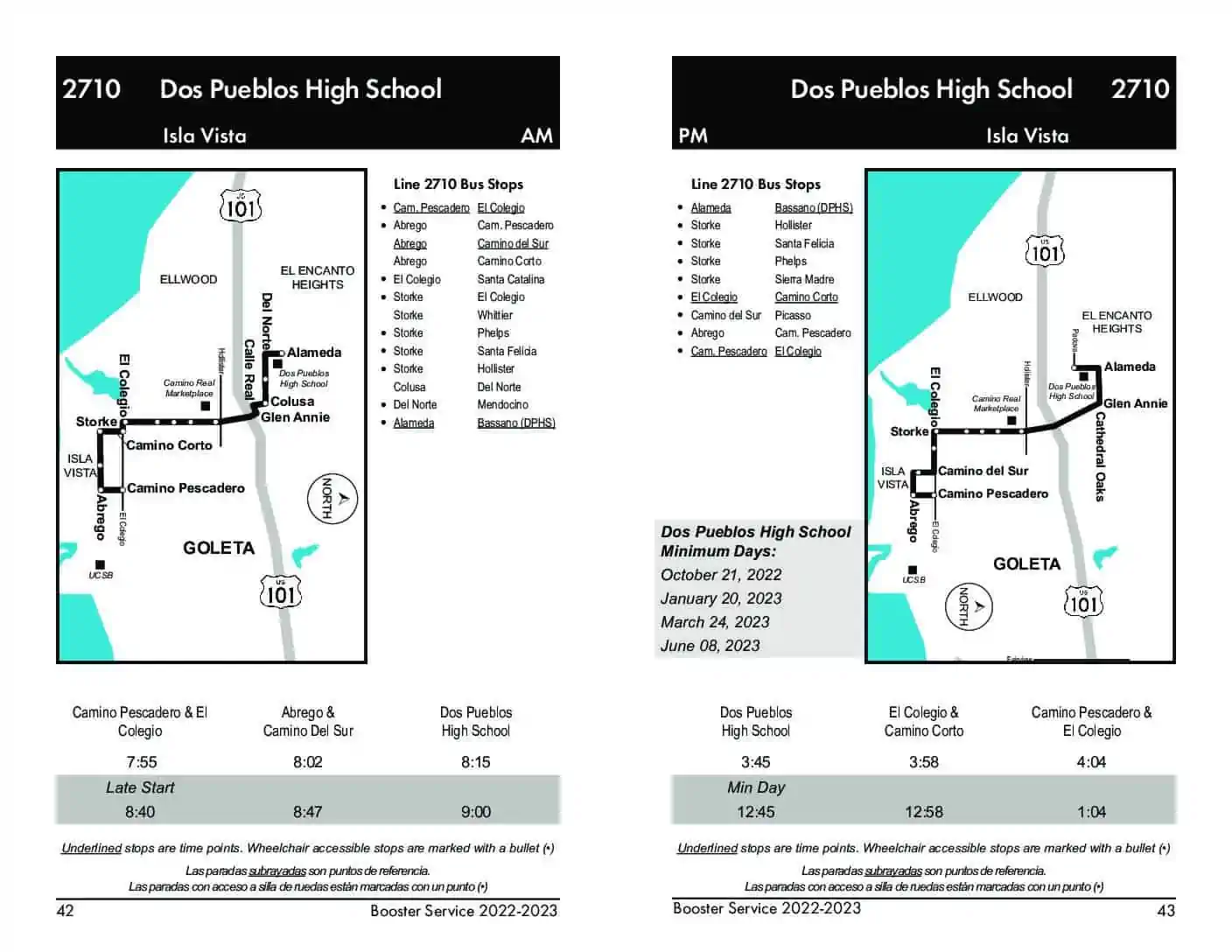 Dos Pueblos High School Booster November 2022 – Santa Barbara MTD