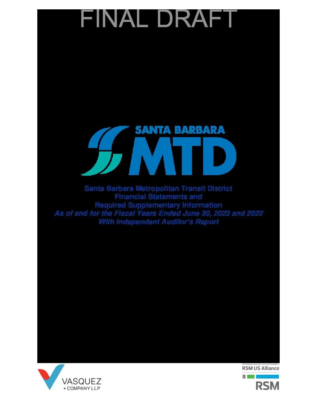 20231107 Item #7 Attachment 1 Santa Barbara MTD_Annual Report 2023 – Final Draft – Santa Barbara MTD