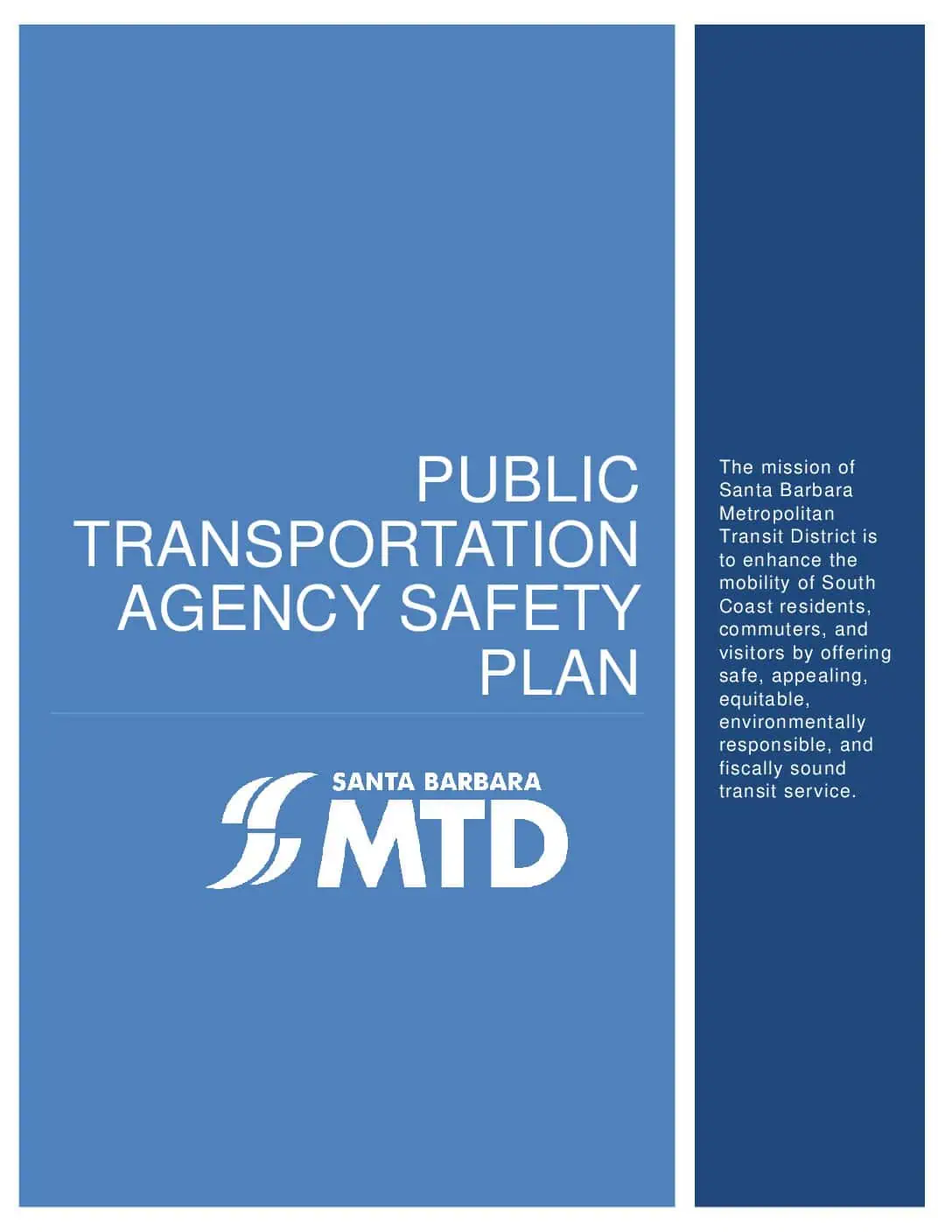 20240716 Item #10 Attachment 1 – SBMTD ASP Version 5.0 – Santa Barbara MTD