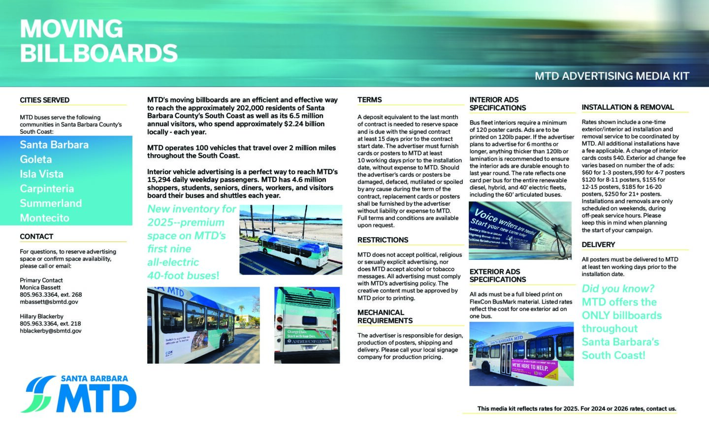 2025 SBMTD Media Kit with updated rates – Santa Barbara MTD