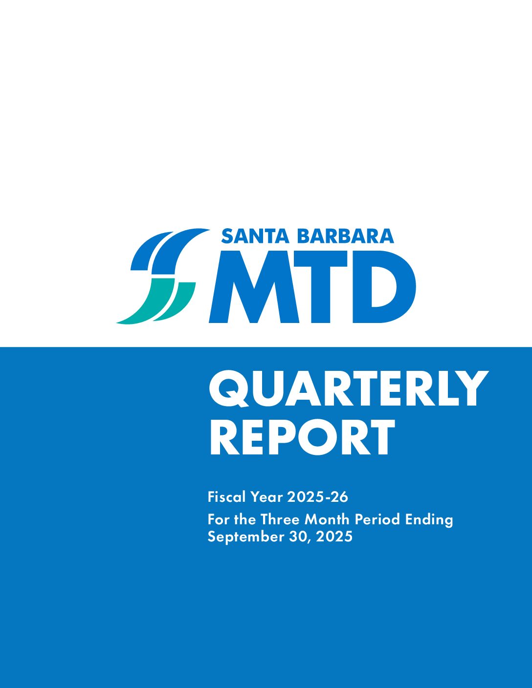 20251118 9. FY 2025-26 First Quarter Performance Report – Santa Barbara MTD